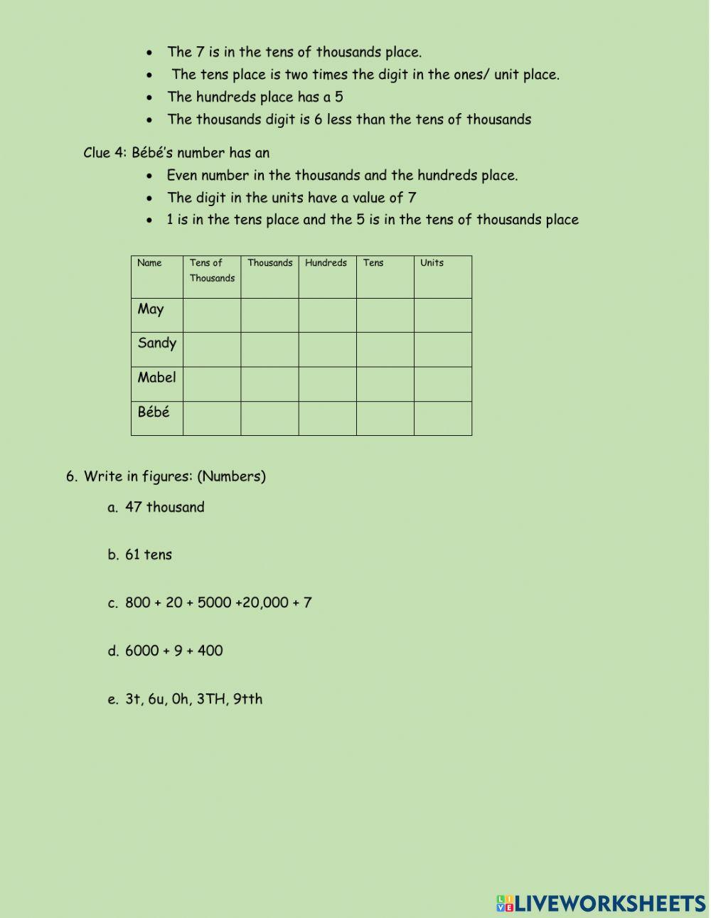 Problem Solving Worksheet Live Worksheets problem-solving-worksheet-live-worksheets