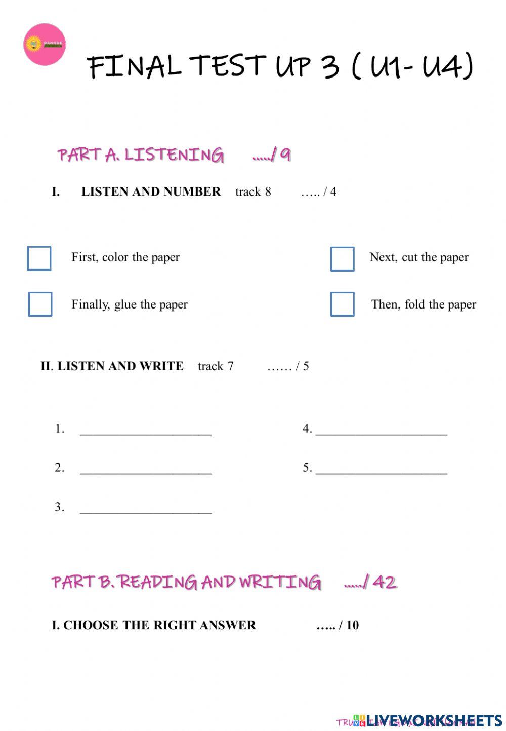 FINAL TEST UP 3 U1-U4 1826 | blisshannah | Live