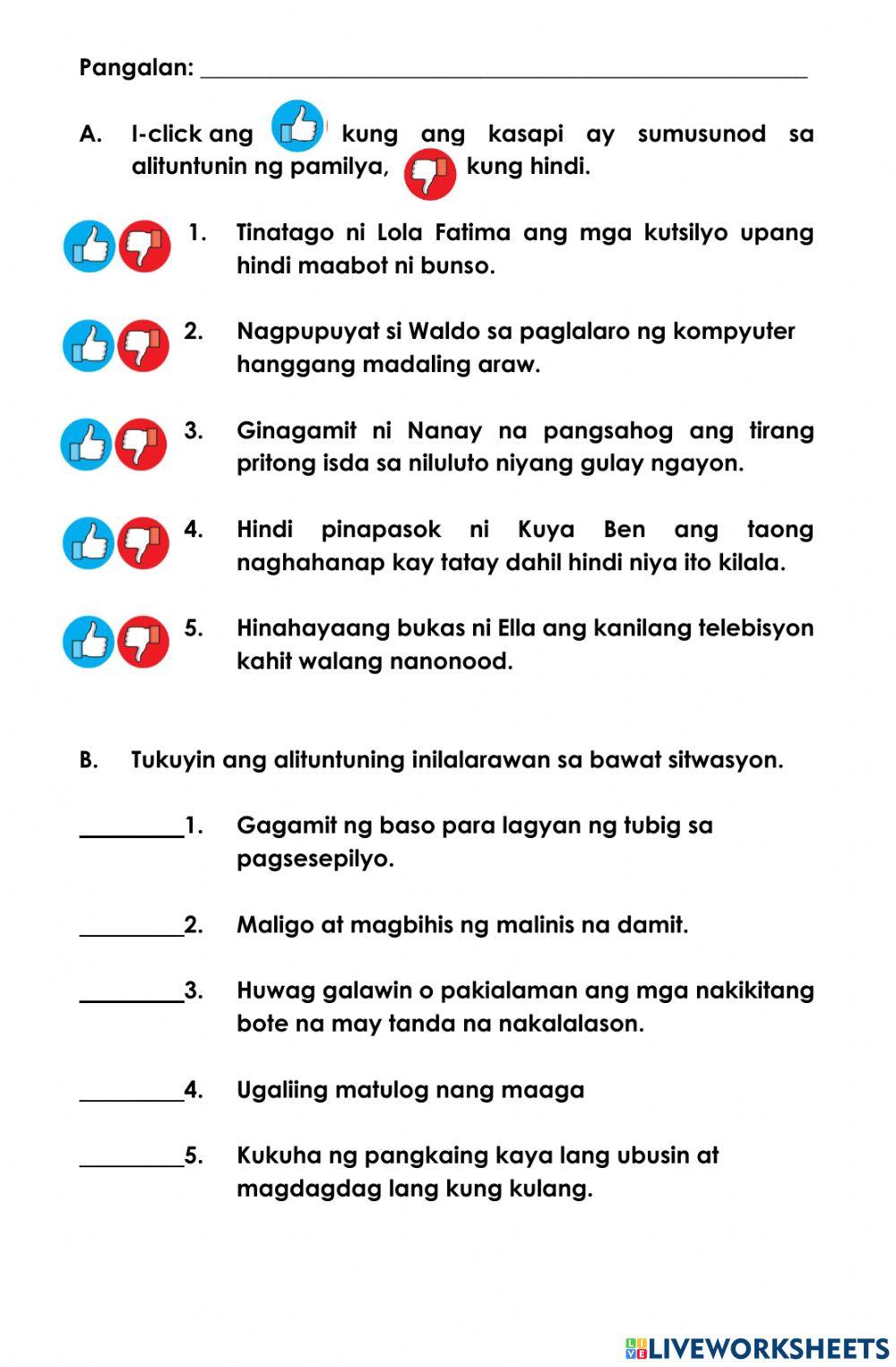 Mga Alituntunin Ng Pamilya Quizizz - vrogue.co