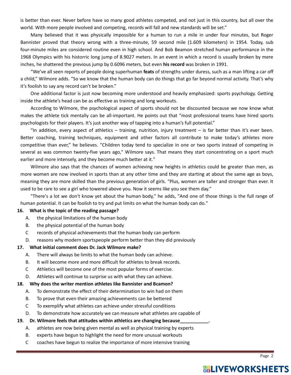 De CSP 2016 online exercise for | Live Worksheets