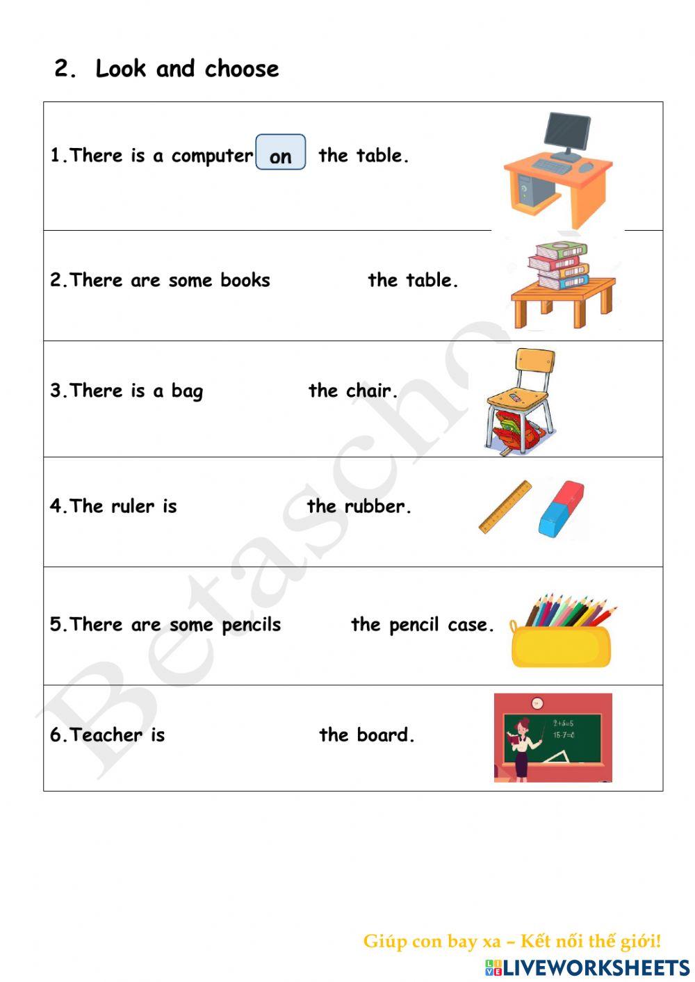 At school online exercise for Grade 3 | Live Worksheets