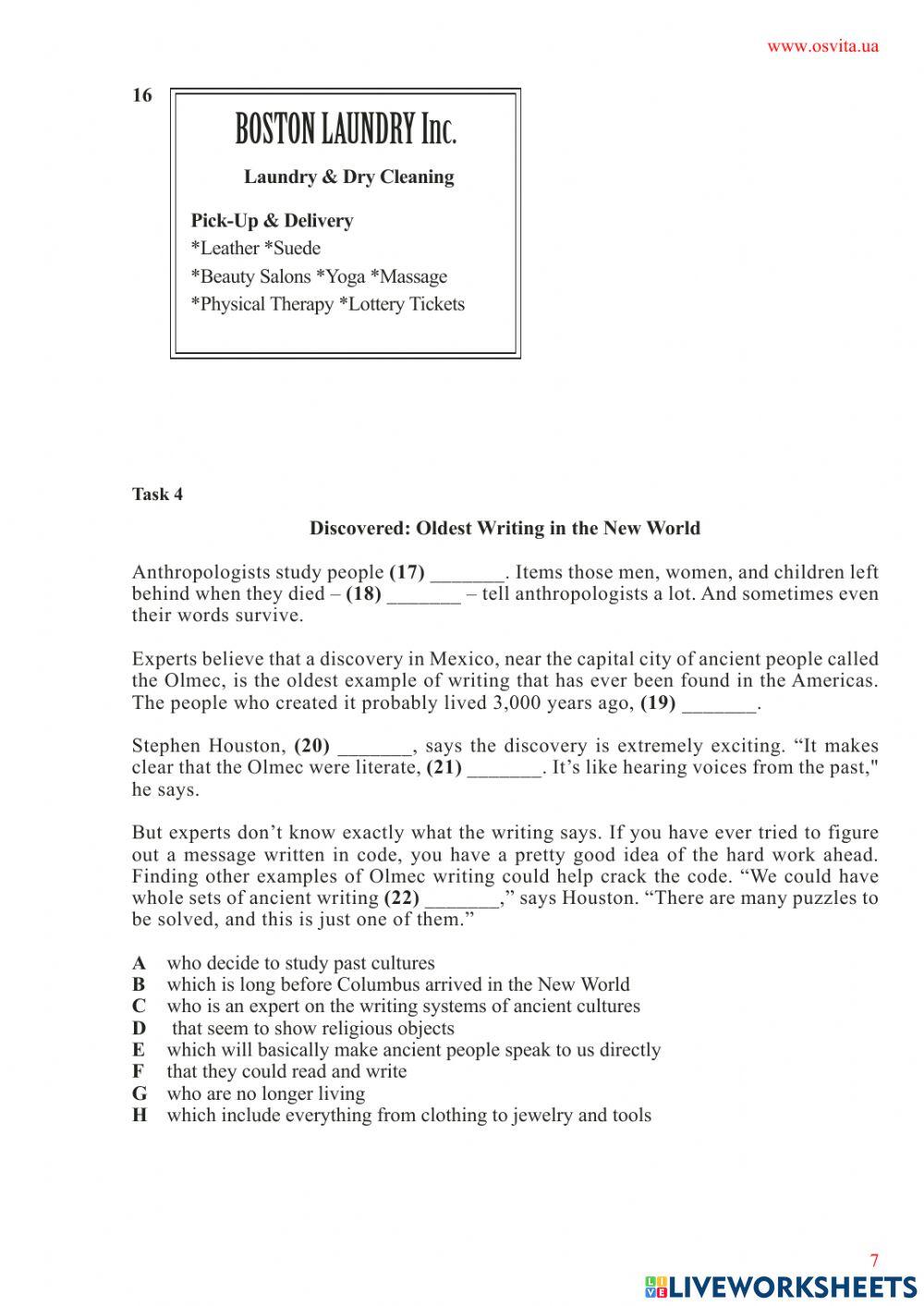 6779947 | Reading B1 B1+ | Svitlana Brednieva