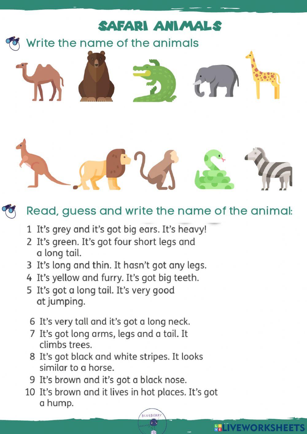 1659432 | Safari animals | blueberryteacher