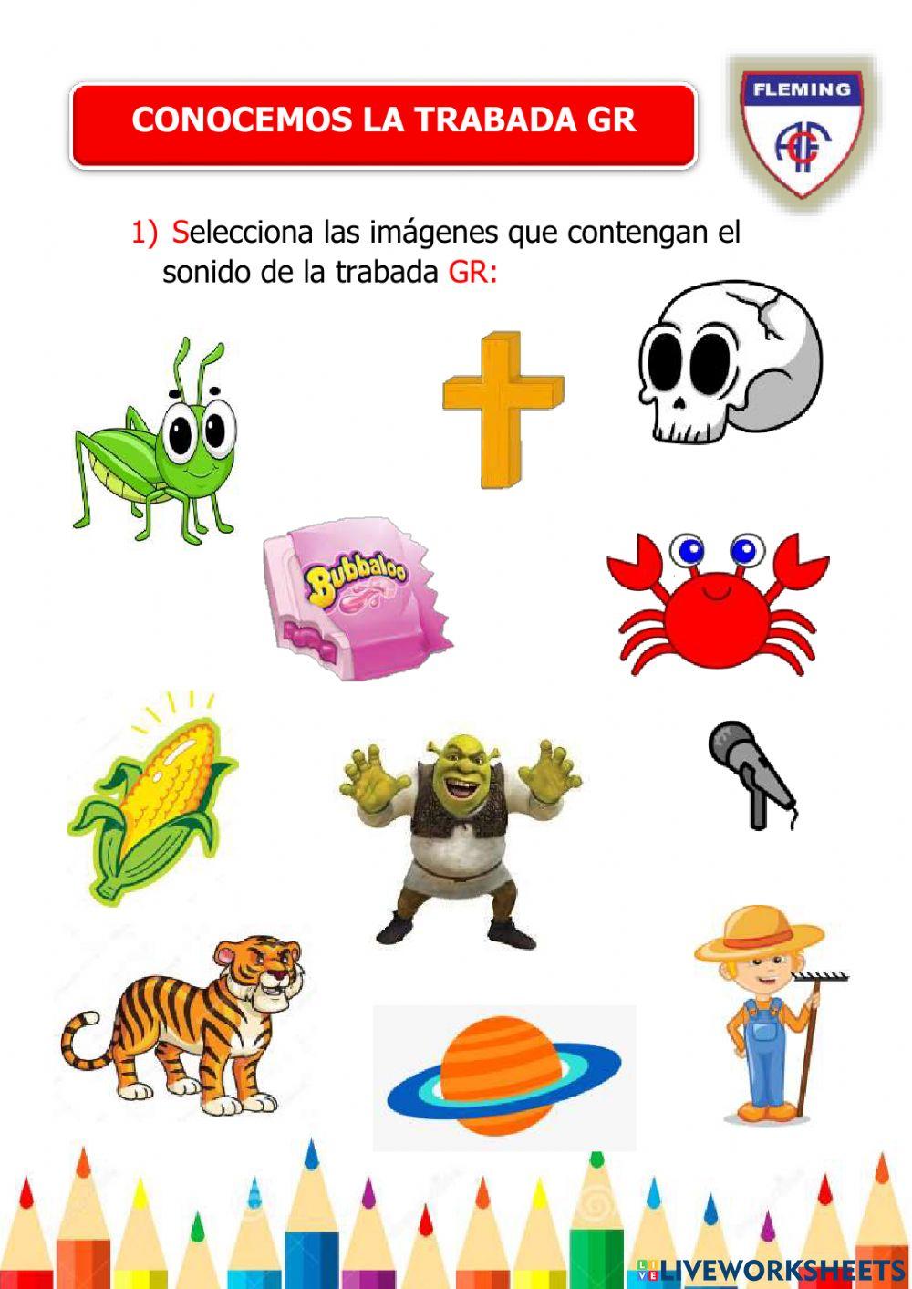 Conocemos la tr… | Free Interactive Worksheets | 1659626