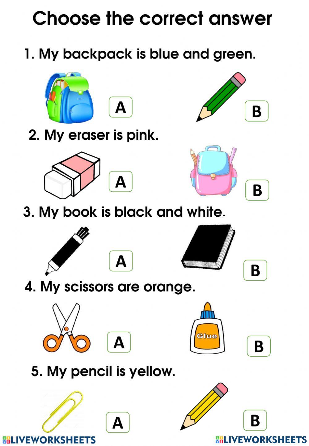 School thing online exercise for Grade 3 | Live Worksheets