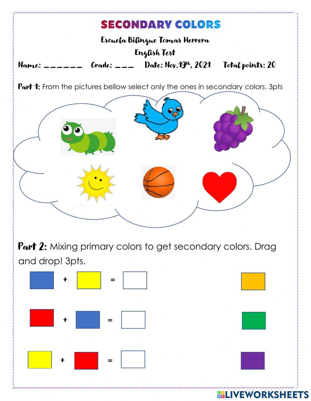 Secondary Colors 6780393 | Teacher_Yulanis | Live