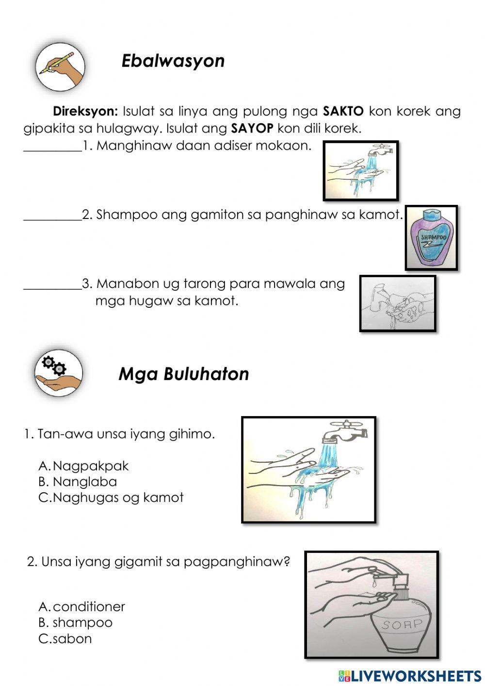 health module 1 and 2 online exercise for | Live Worksheets