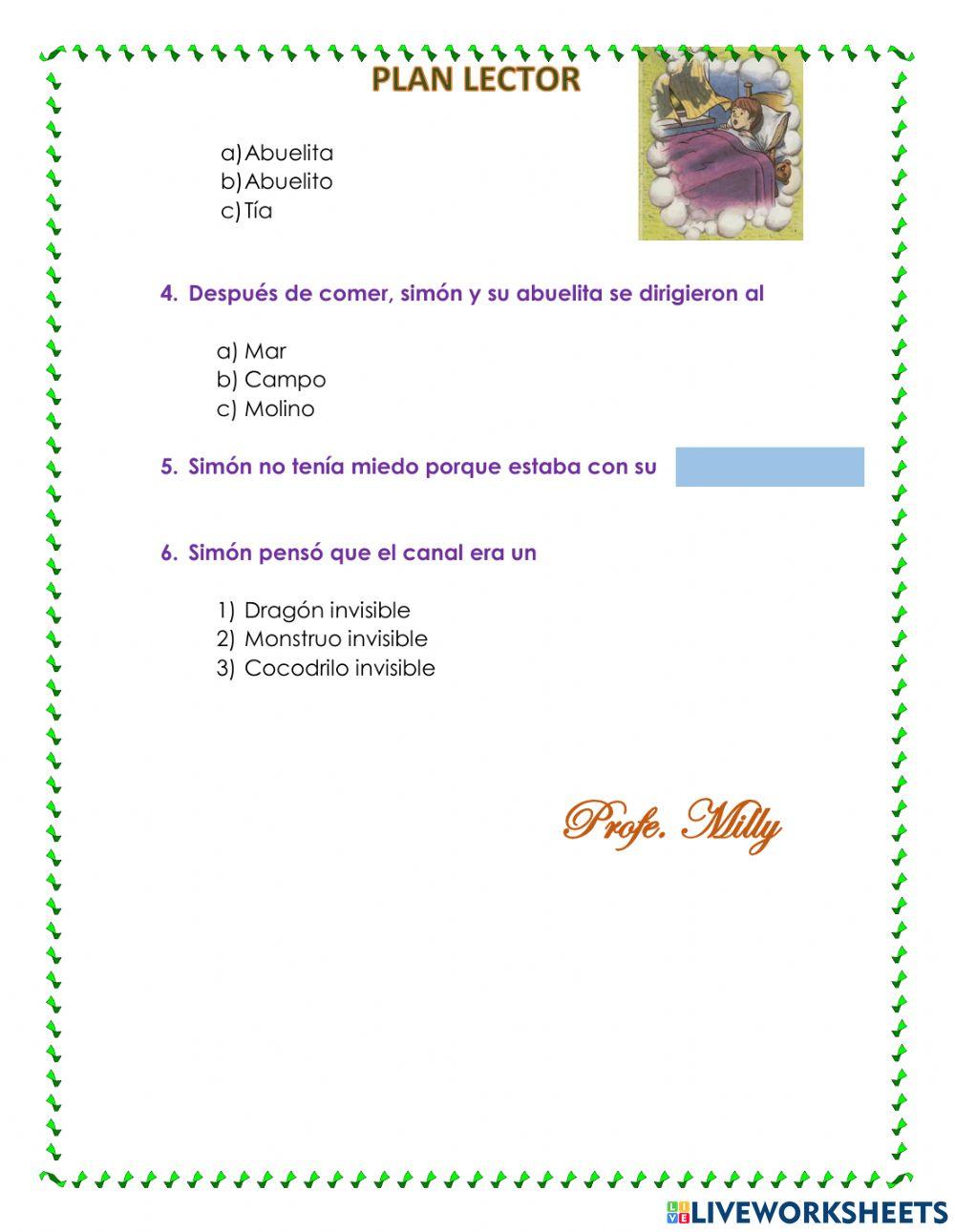 1661432 | El canal de simon ( plan lector) | Miriam