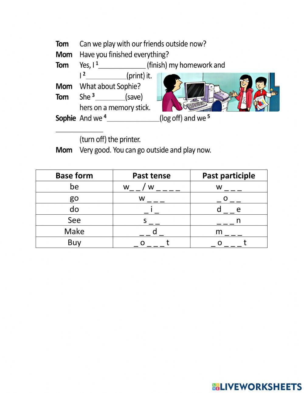 Review Unit 10 FF4 worksheet | Live Worksheets