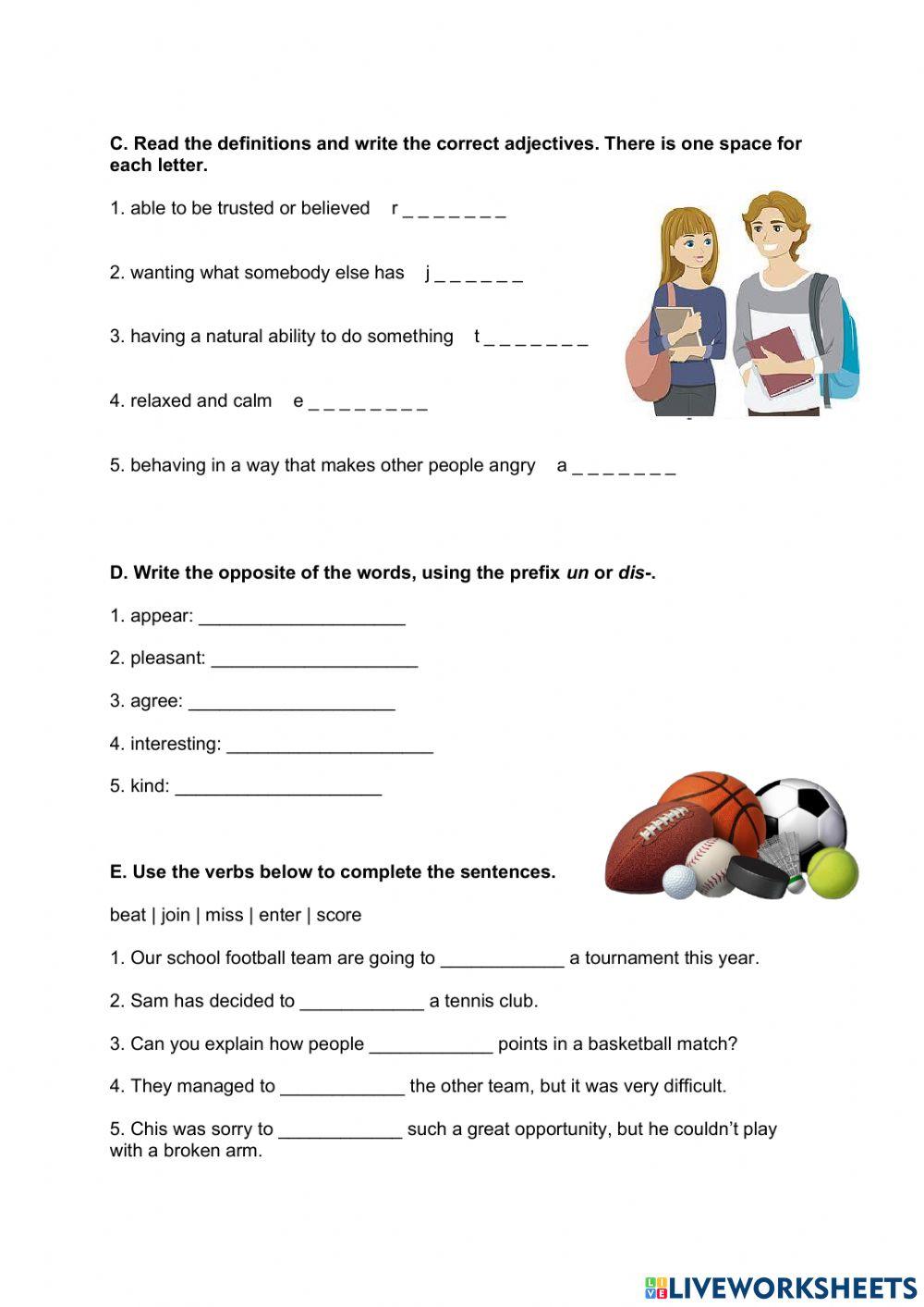 1st A English 1st Term Exam 0210 Trocio2 Live 1st A English 1st Term Exam 0210 Trocio2 Live