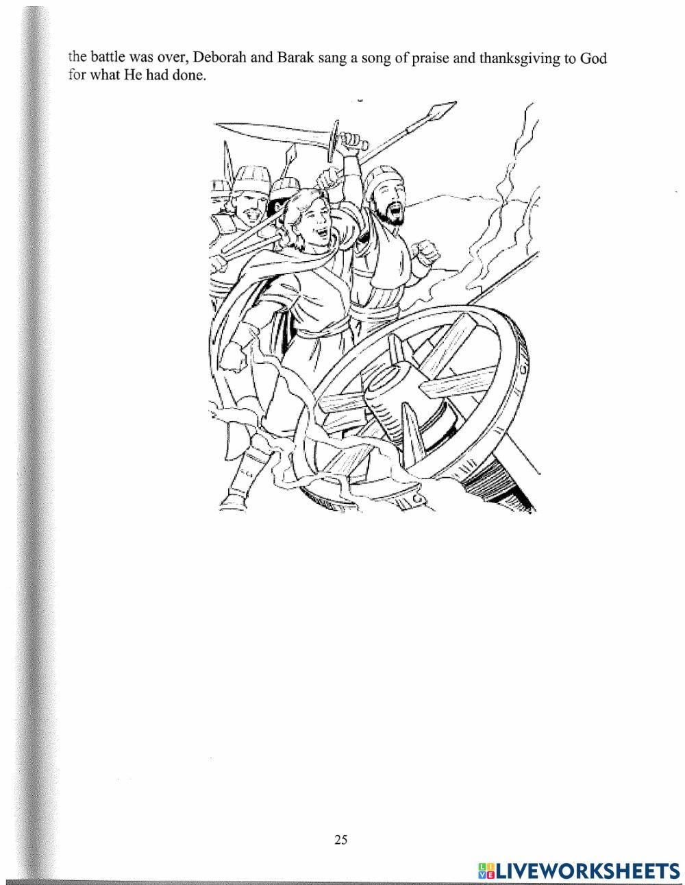1597503 Deborah And Barak Missrolle Liveworksheets