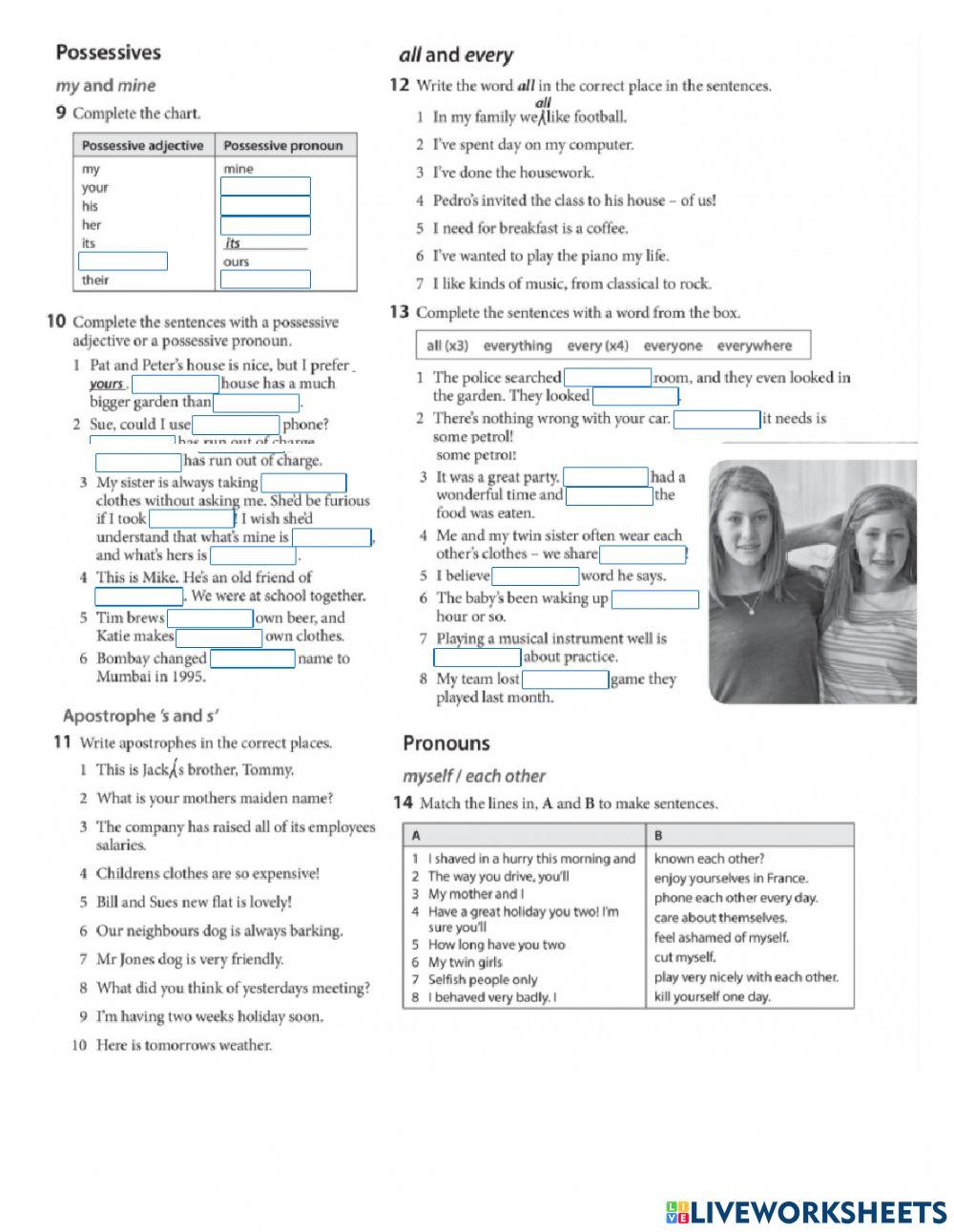 Compound nouns … | Free Interactive Worksheets | 1596927