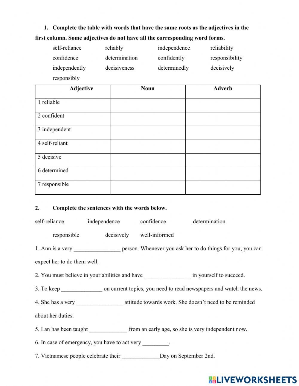 Eng 11-unit3-lang-1-2 worksheet | Live Worksheets