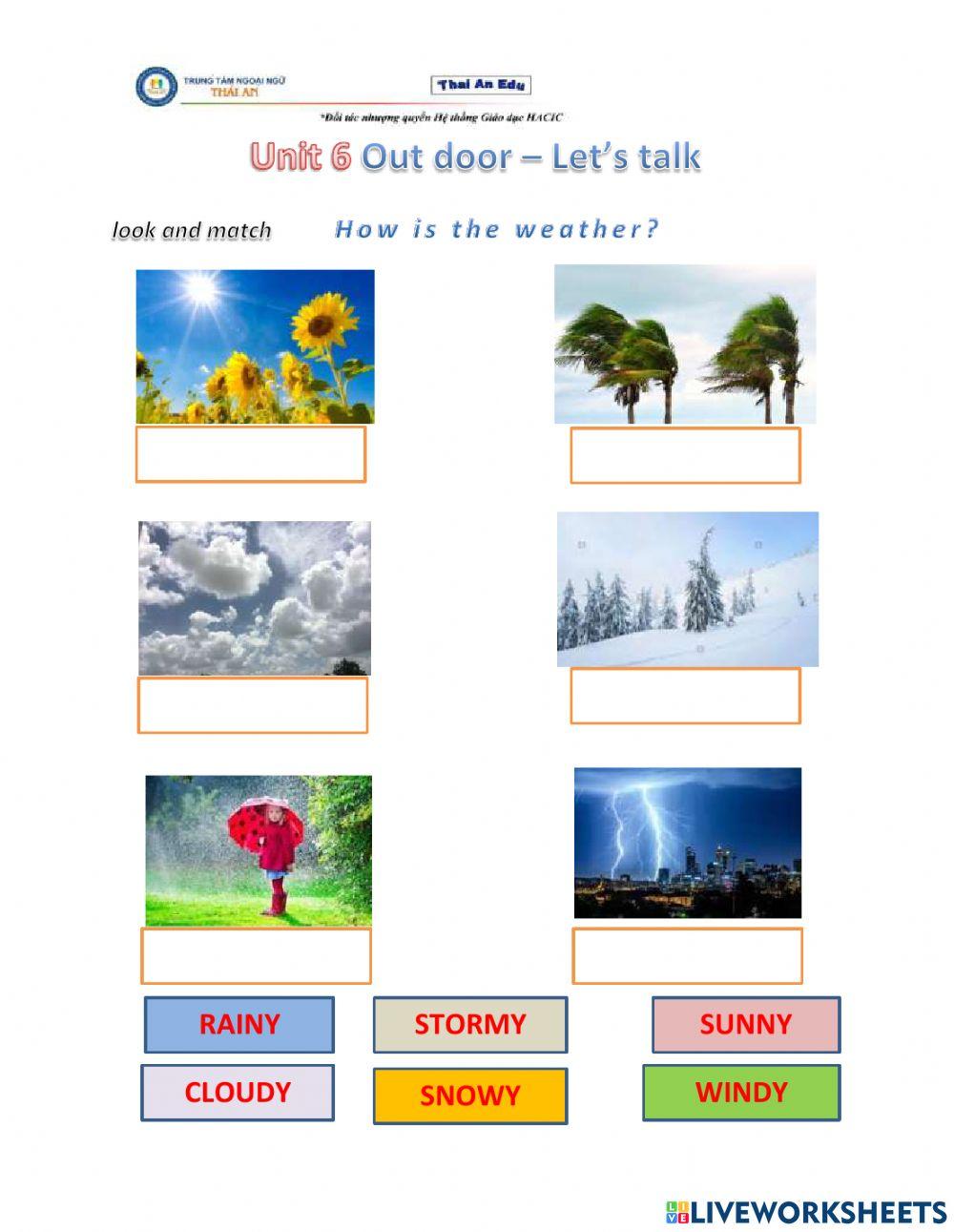 Unit 6 - let's talk worksheet | Live Worksheets