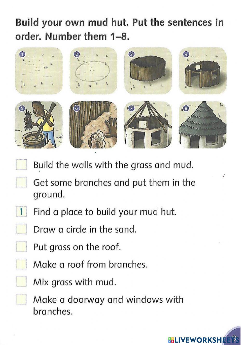 The house online worksheet for A1 | Live Worksheets