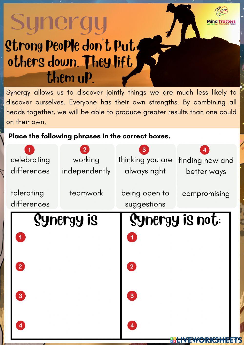 1597273 | Synergy (II) | Mind_Trotters | LiveWorksheets