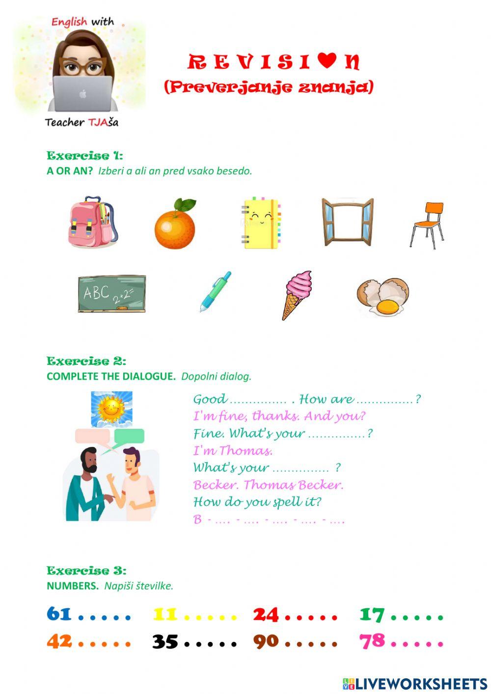 Revision Grade 6 | Free Interactive Worksheets | 5228882