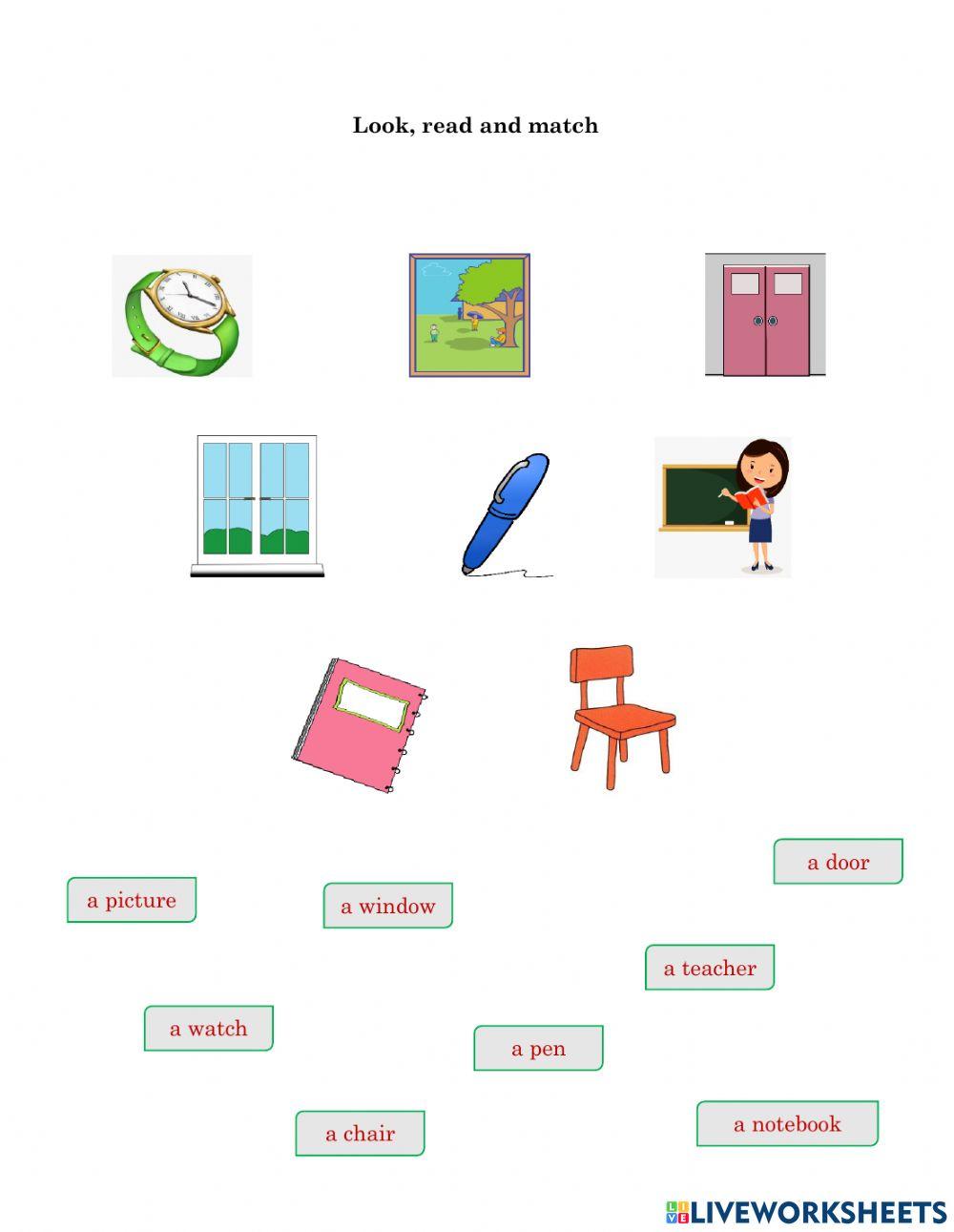 In the classroom interactive worksheet for Grade 4 | Live Worksheets