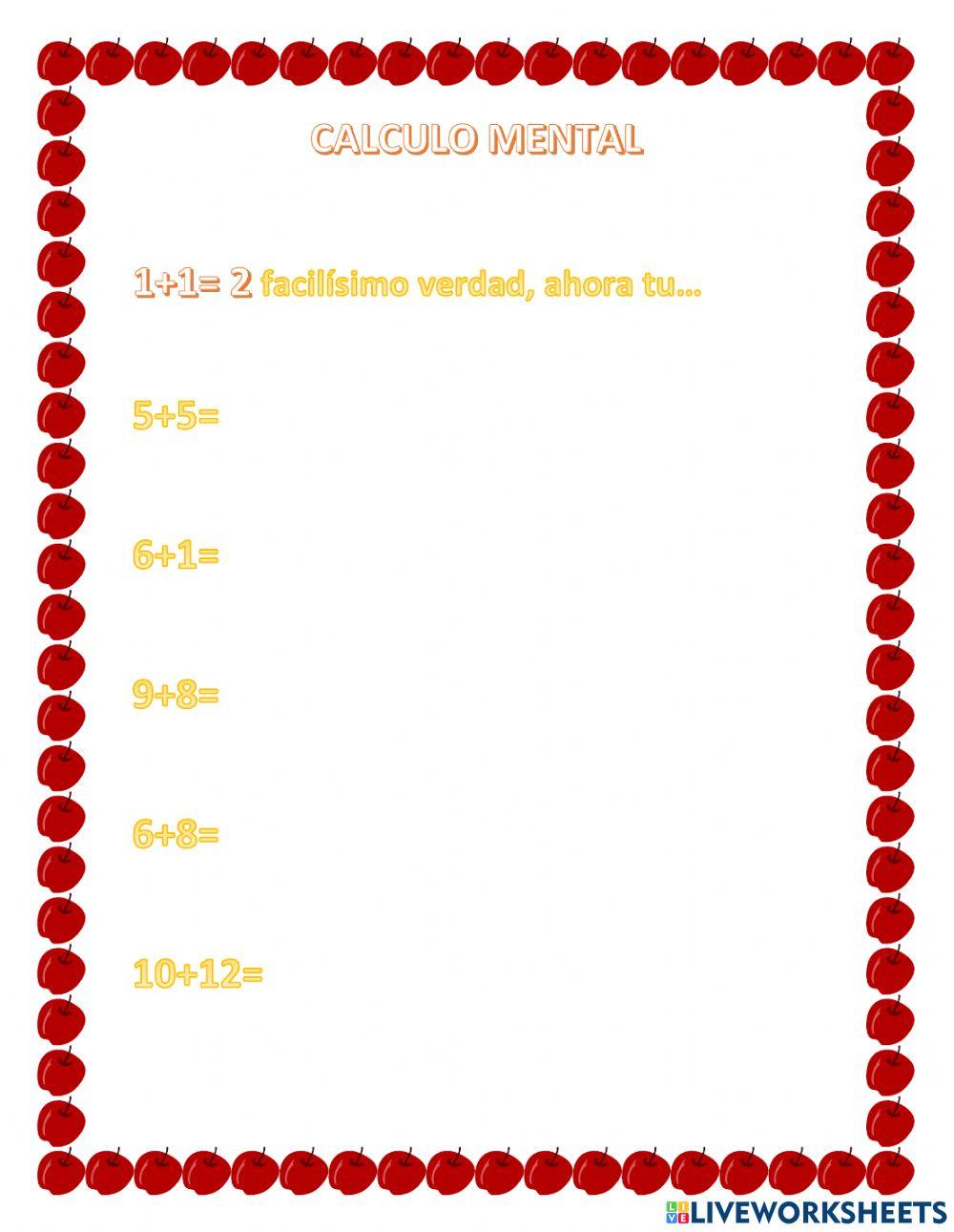 Aprende a sumar activity | Live Worksheets