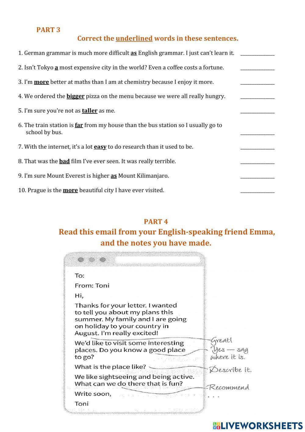 COMPLETE PET-Un… | Free Interactive Worksheets | 1662800