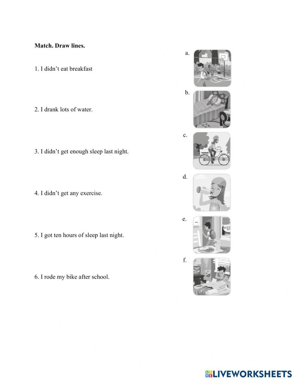 Matery test worksheet | Live Worksheets