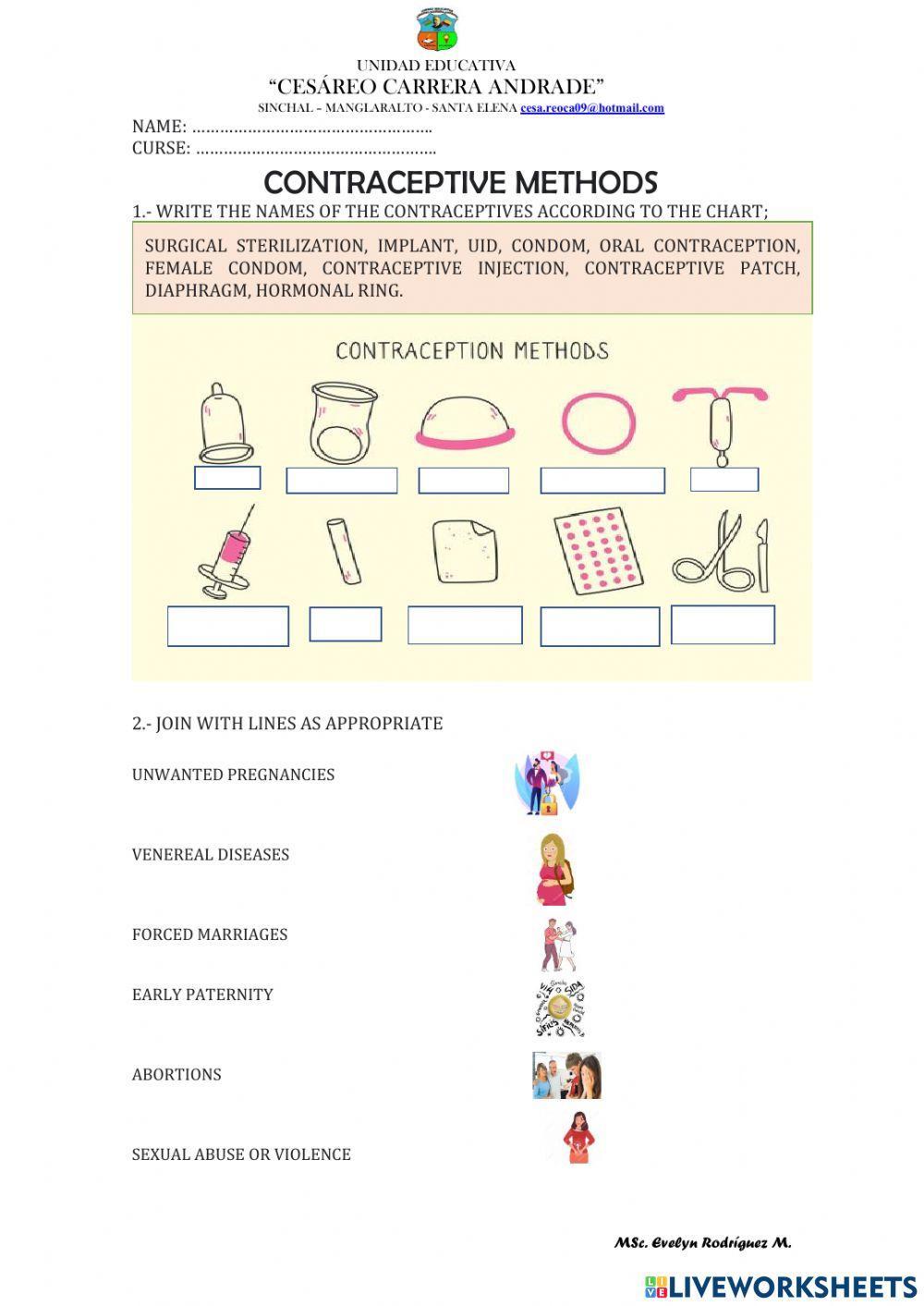 Responsible Sexual Health Worksheet Live Worksheets