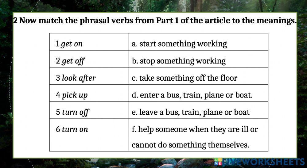 1664769 | Phrasal verb | AVCB_HVCT2 | LiveWorksheets