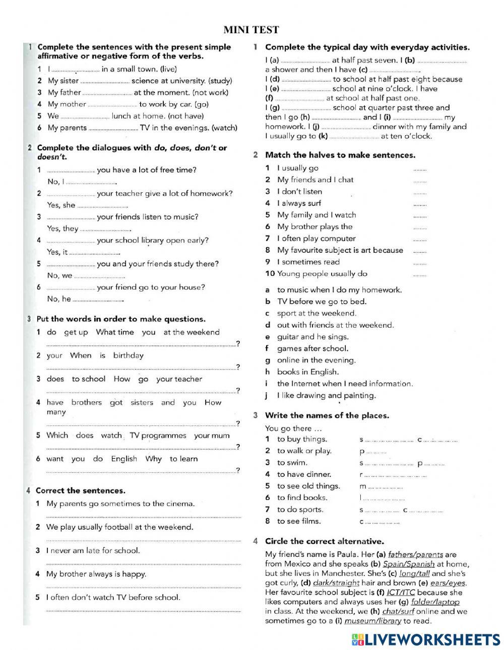 6A2 basic | Free Interactive Worksheets | 6781473
