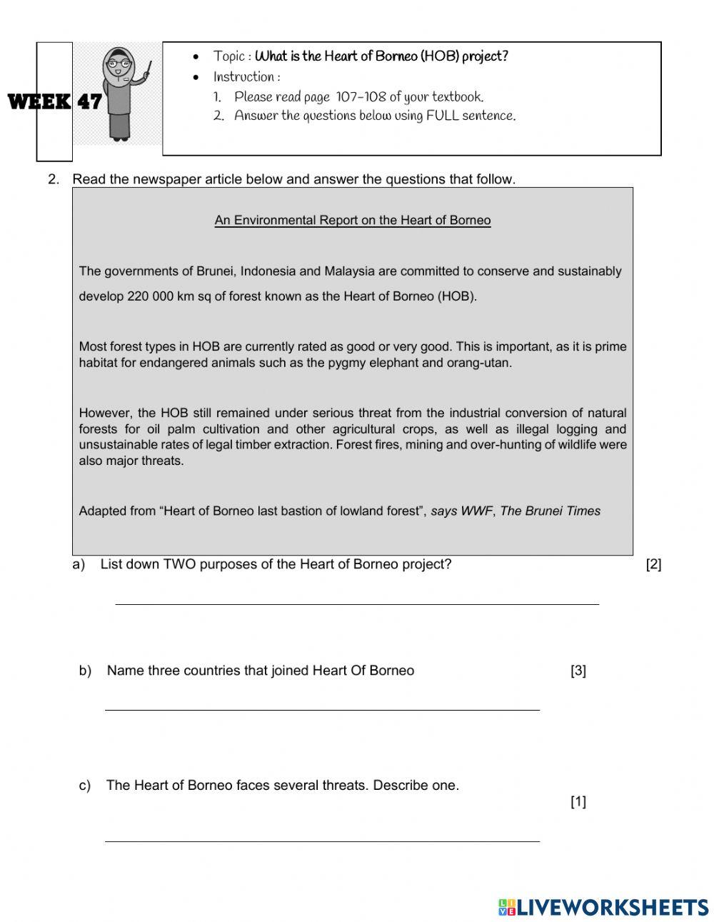 5.5 HOB EXERCISE online exercise for | Live Worksheets