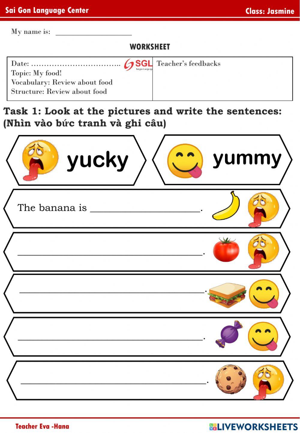 Jasmine worksheet | Live Worksheets