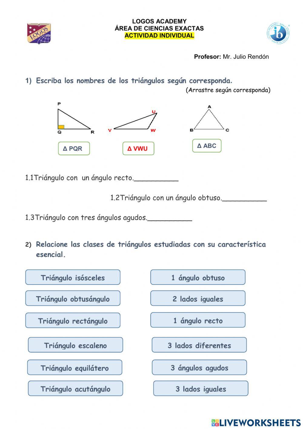 ACTIVIDAD INDIVIDUAL ADA 4 online exercise for | Live Worksheets