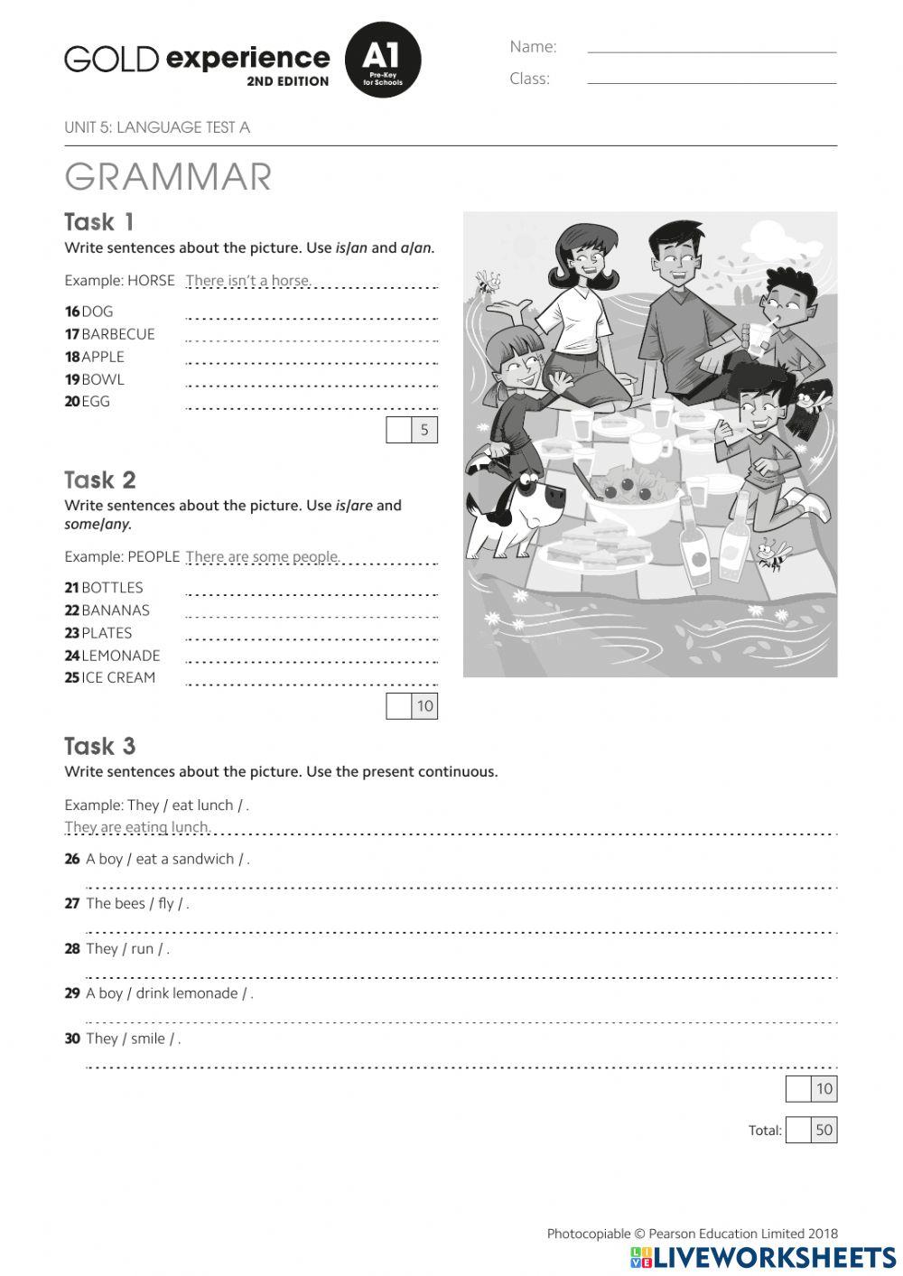 GE-A1-UNIT-5 online exercise for | Live Worksheets