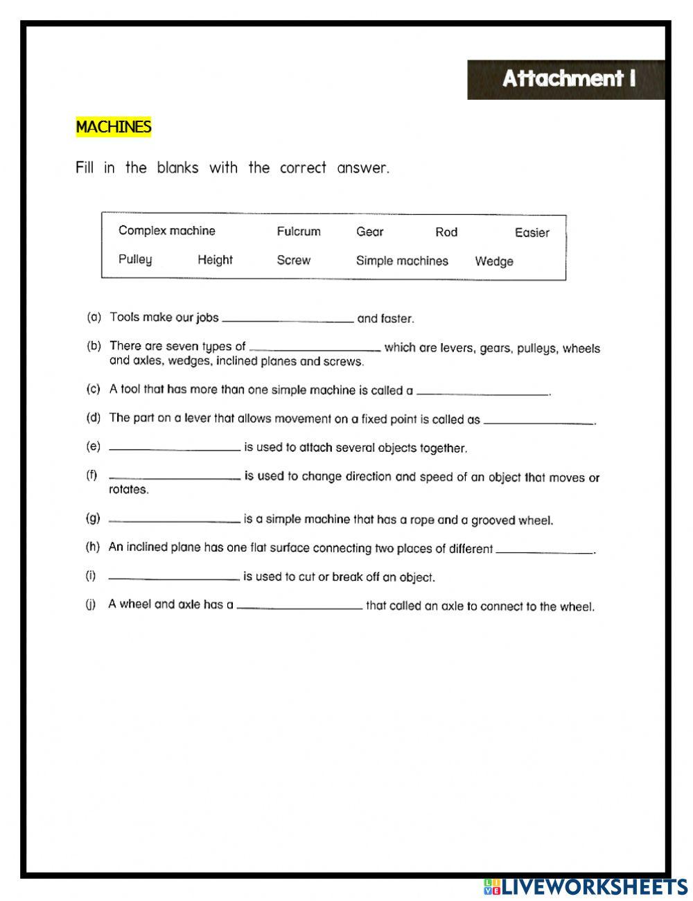 SCIENCE YEAR 5 online exercise for | Live Worksheets