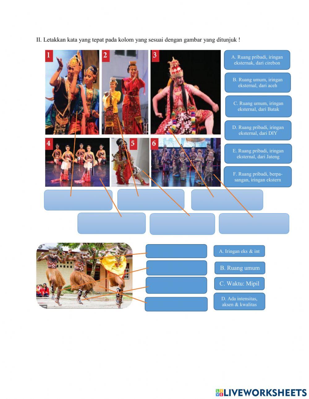 Seni Budaya 1682861 | SRIPURWANTI SSN | Live Worksheets