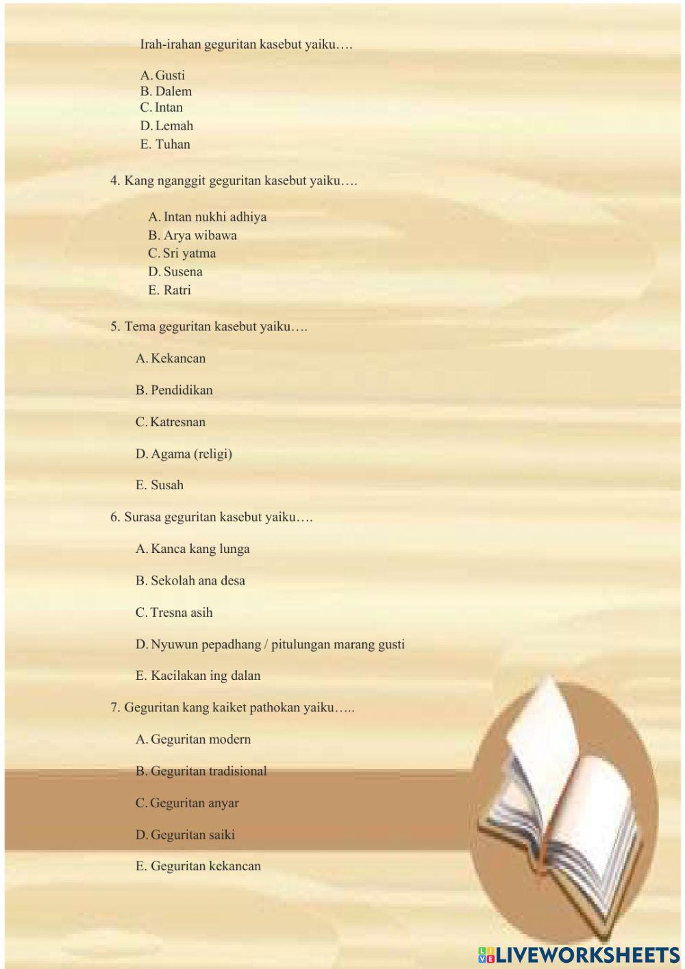 Test formatif activity | Live Worksheets