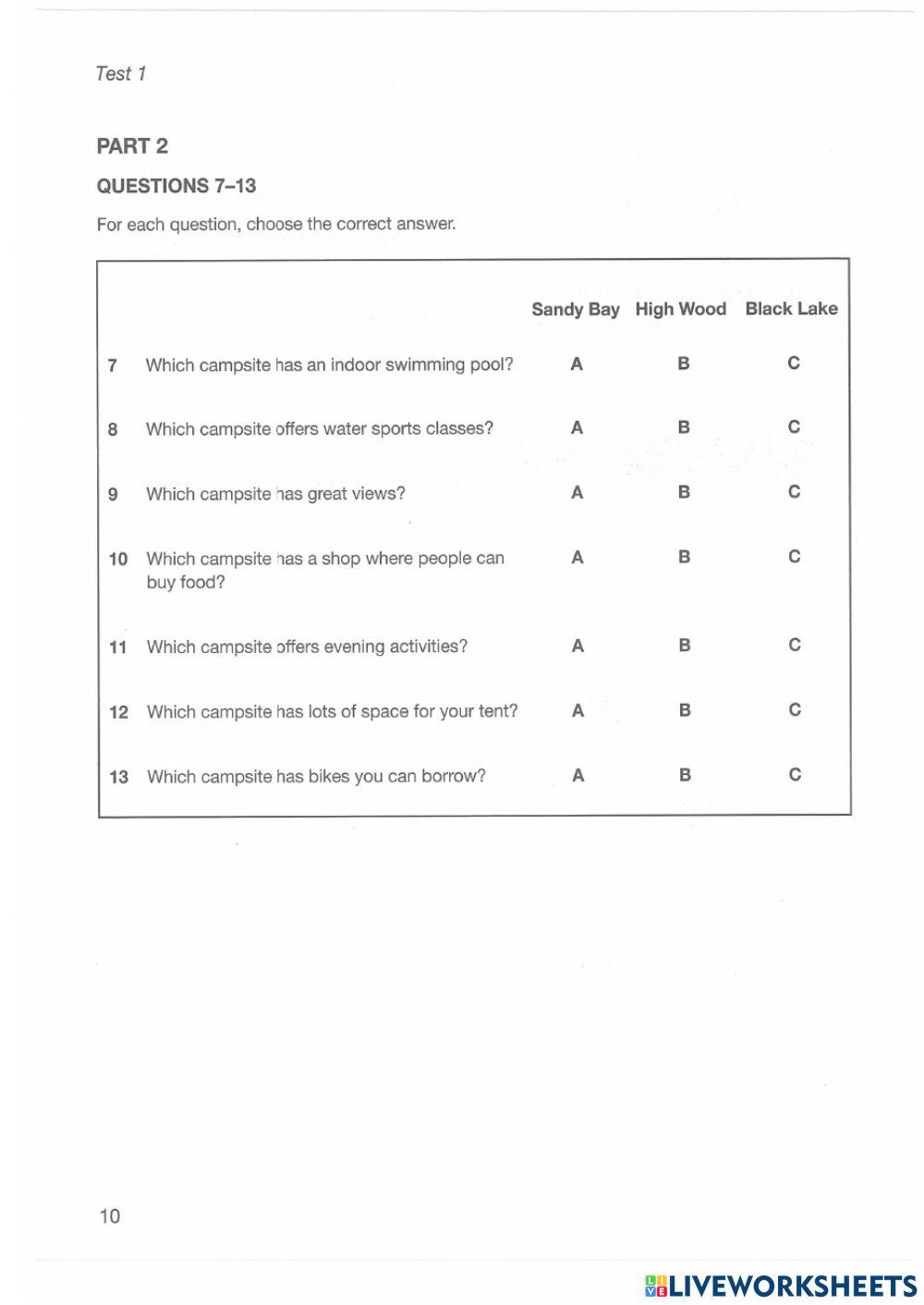 4178376 | Key-1-A2-reading-Test 1 | a2practicetest10