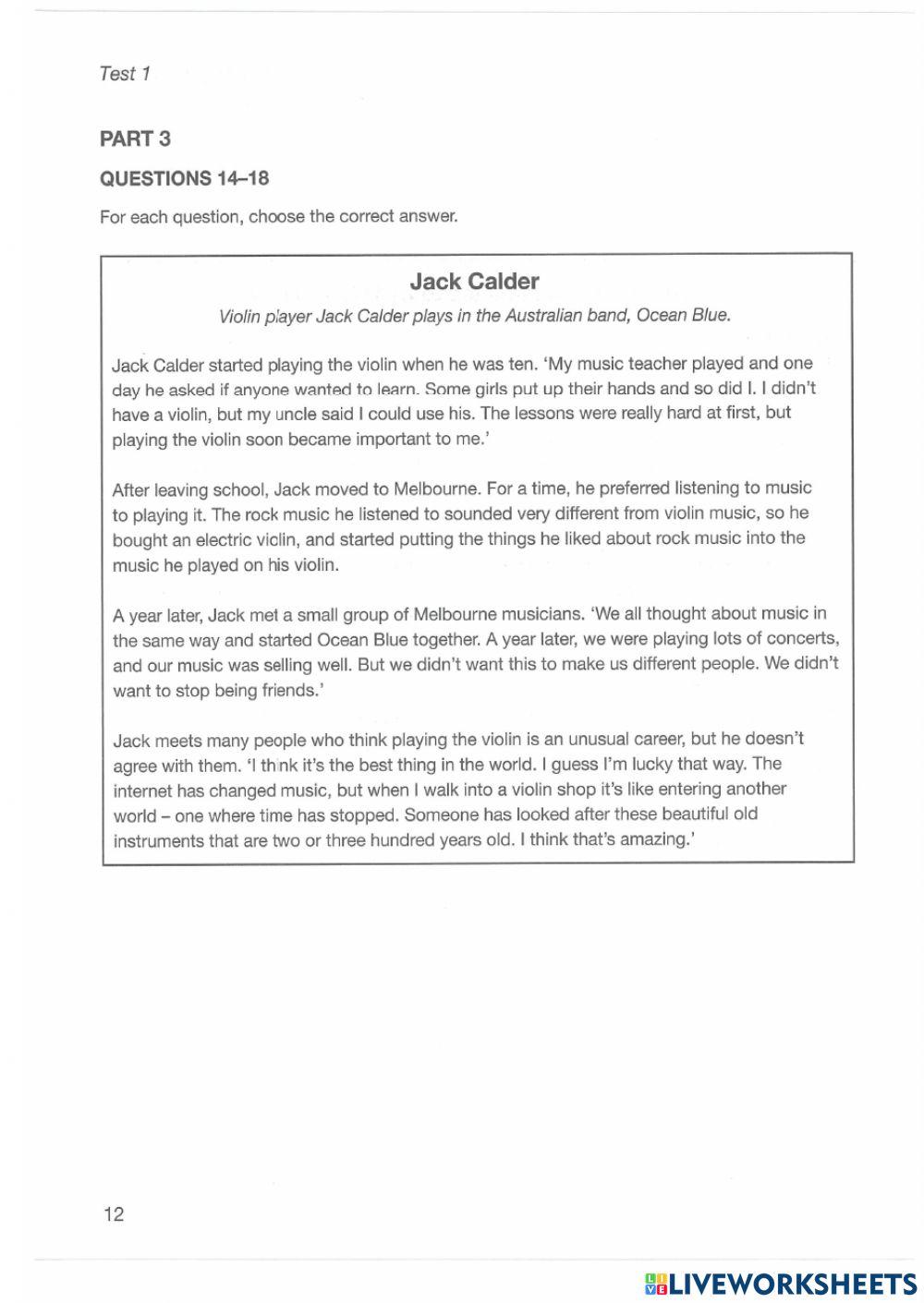 4178376 | Key-1-A2-reading-Test 1 | a2practicetest10