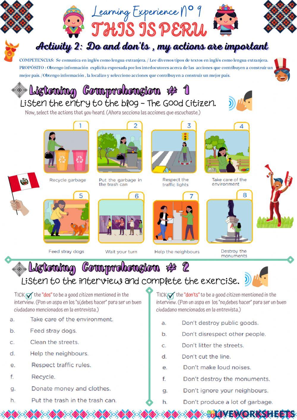 This is Perú - … | Free Interactive Worksheets | 1668042