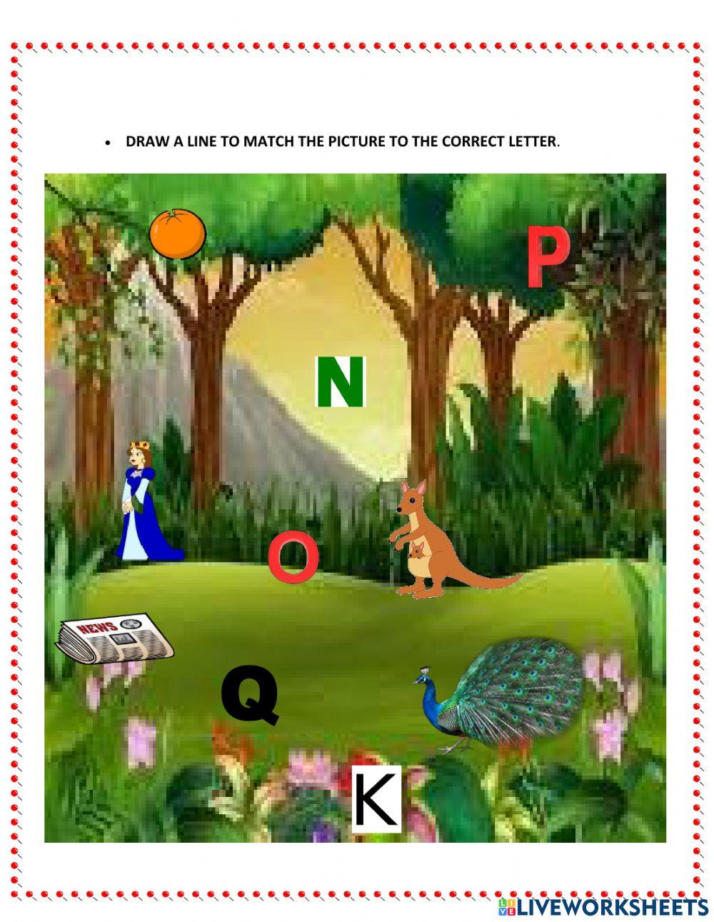 NURSERY B ENGLISH WORKSHEET 2 online exercise for | Live Worksheets