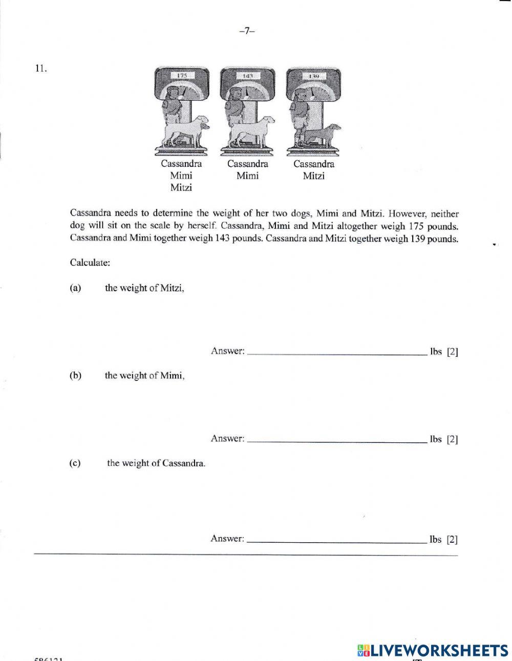 BGCSE 2016 Math Paper 1 and part of Paper 2-Dr. Thomas online exercise ...
