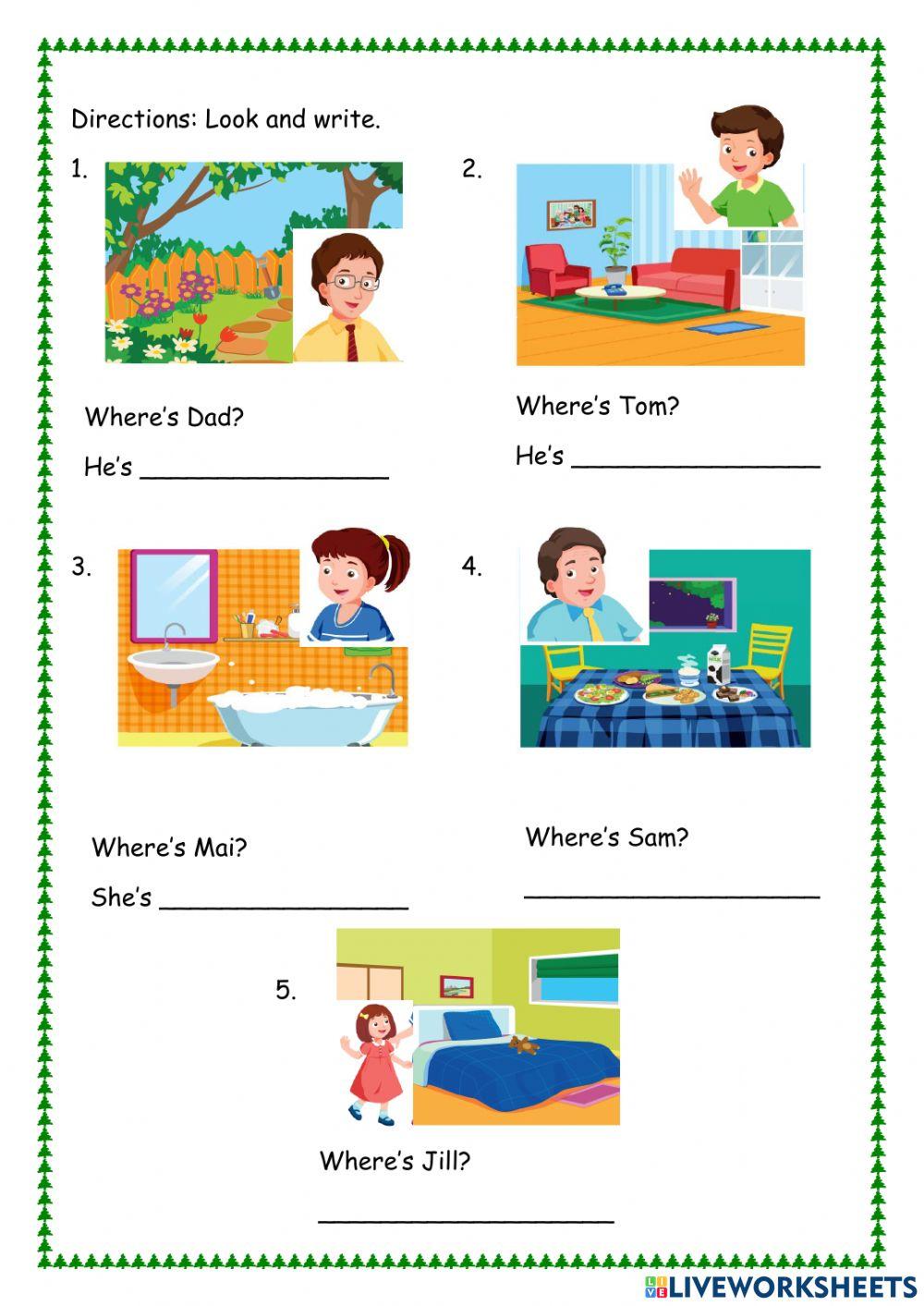 Home online activity for Grade 3 | Live Worksheets
