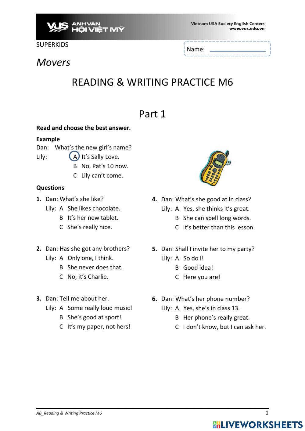 SKB3 Reading M6 online exercise for | Live Worksheets