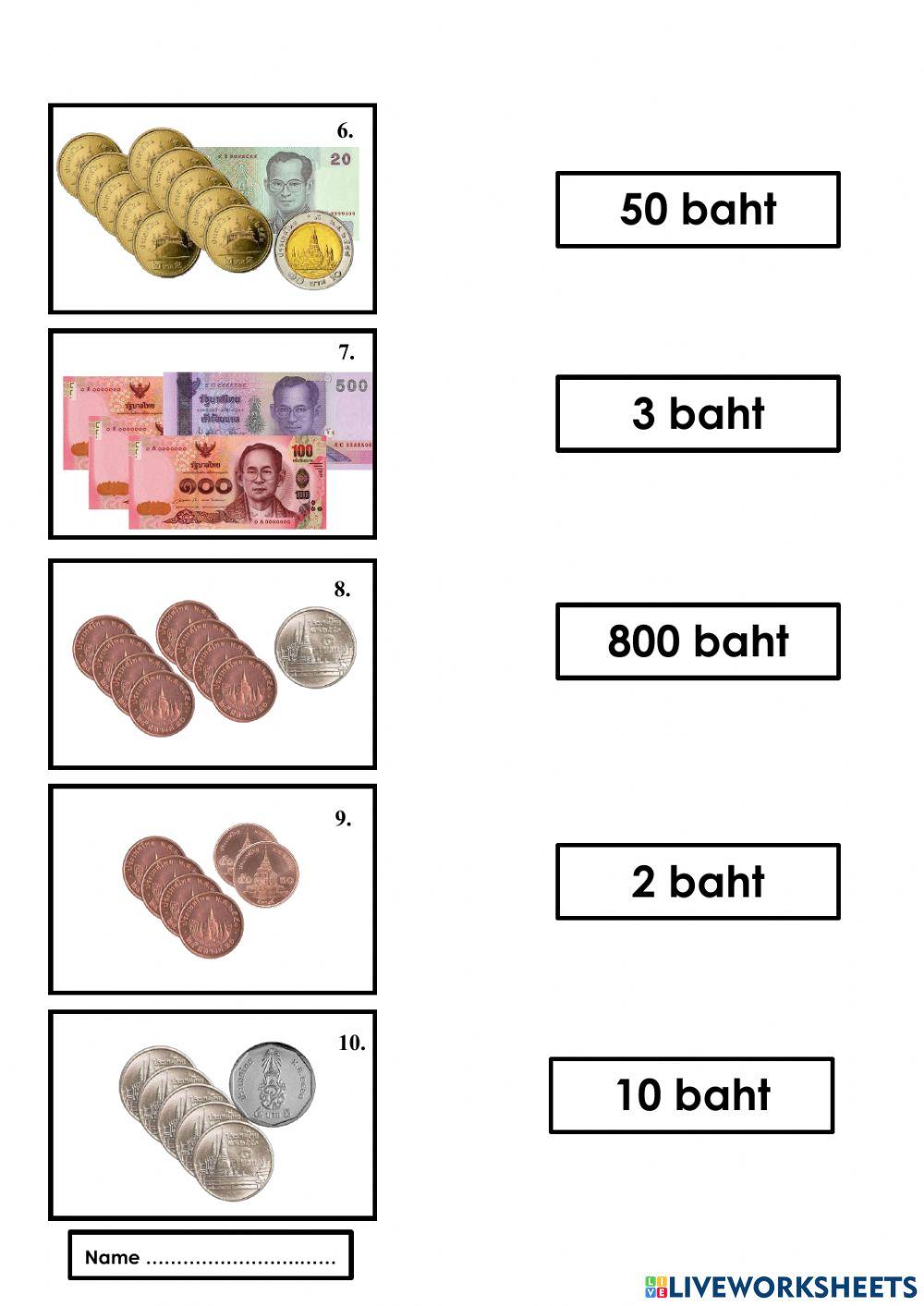 1672366 | Money | bongkoch | LiveWorksheets