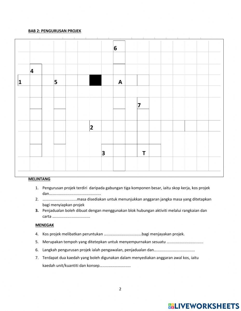 Latihan program smart RBT 1 worksheet | Live Worksheets