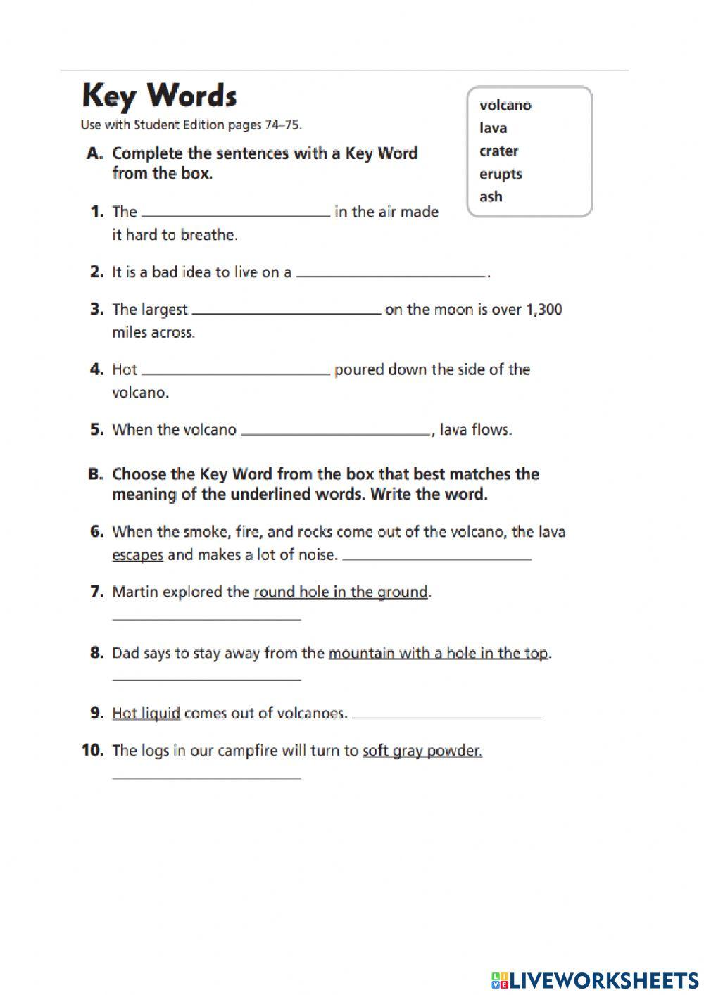 English 4 WB P41(W12) online exercise for 4 | Live Worksheets