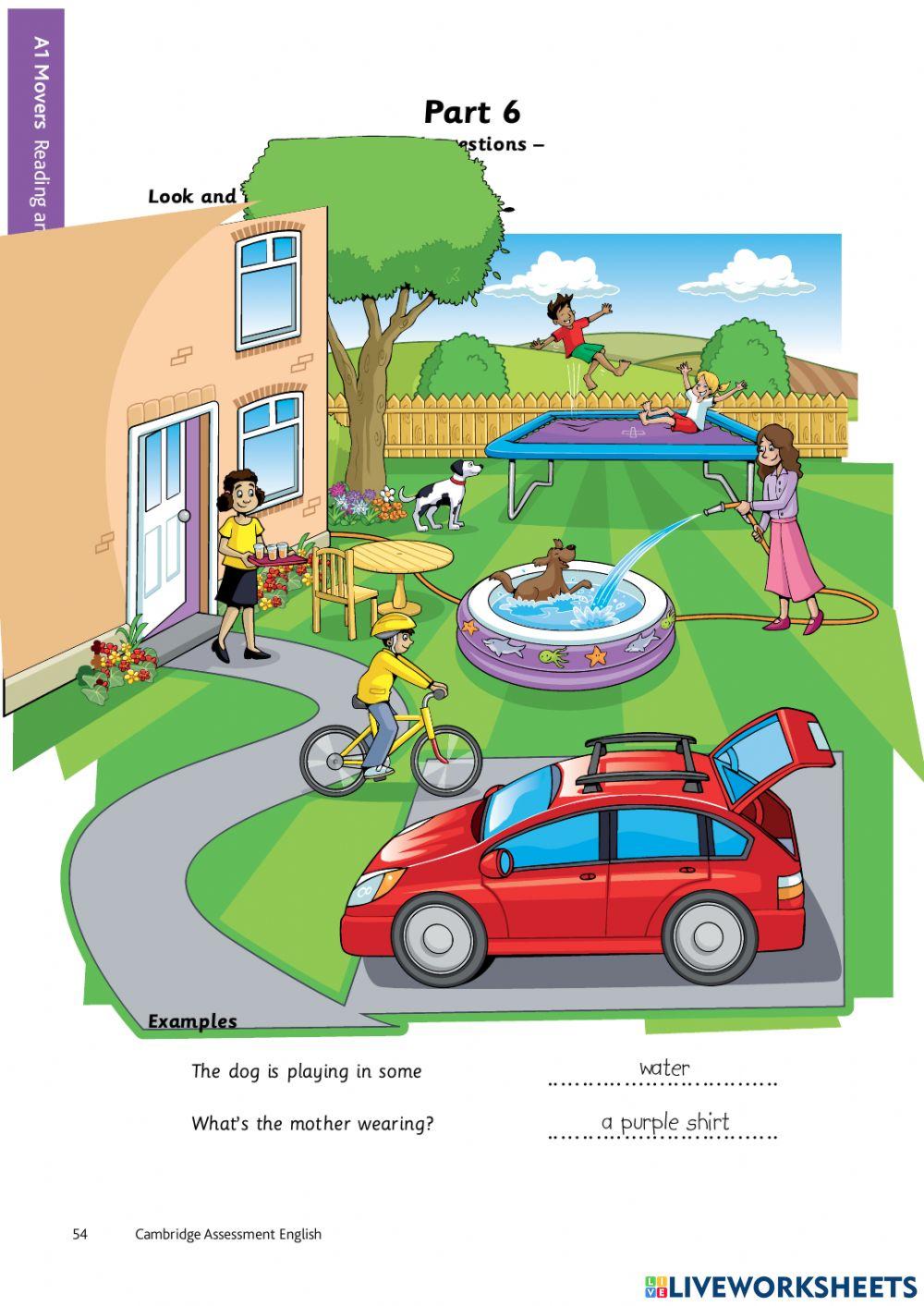 Movers-Discover 1-ending course-R-W-p.2 online exercise for | Live ...