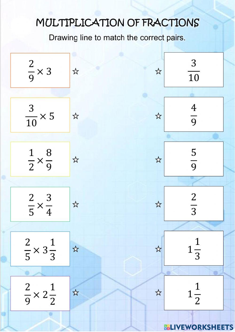 3491241 | Multiplication of Fractions | nicolo925059