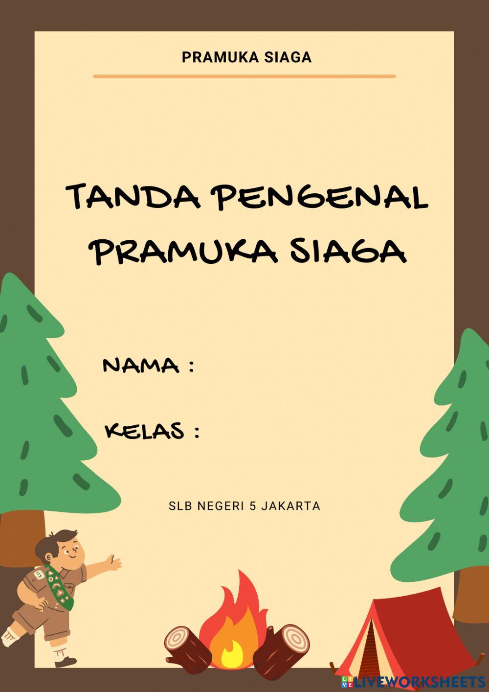Tanda Pengenal Pramuka Siaga Putra worksheet | Live Worksheets