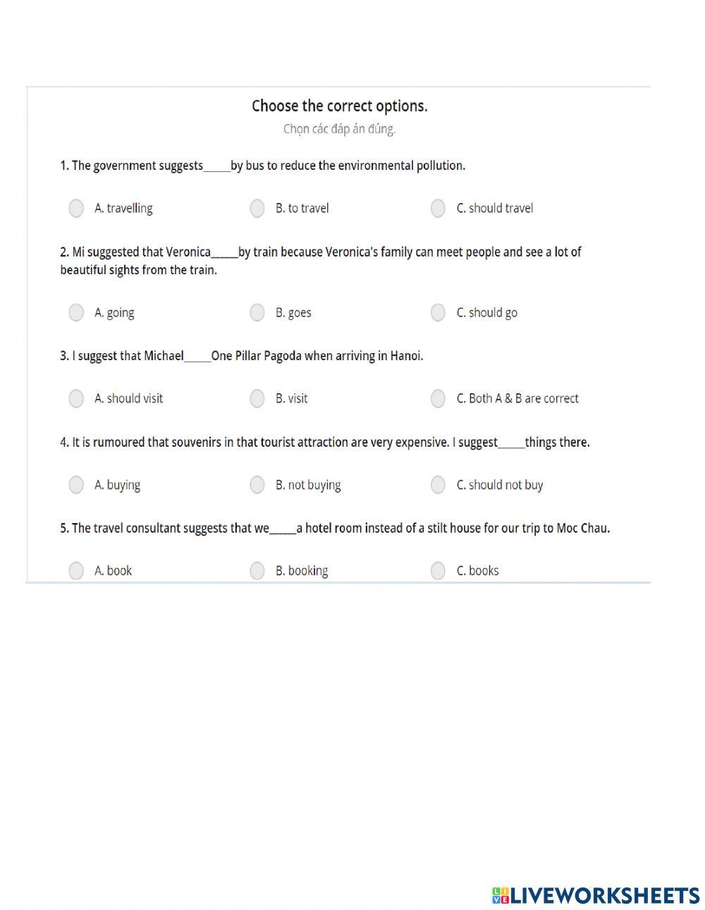 English 9 exercise for grade 9 | Live Worksheets