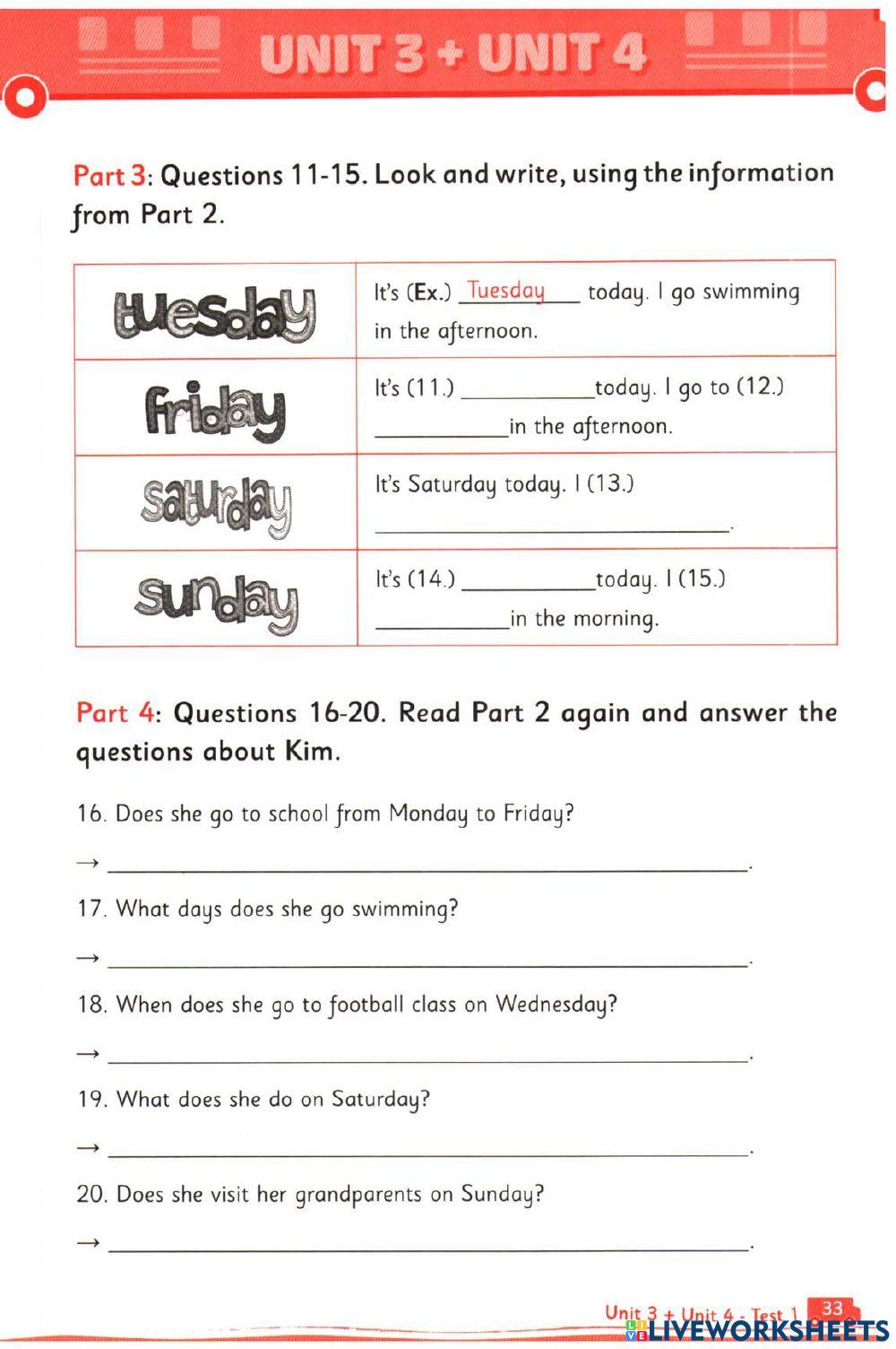 Worksheet Grade 4 | Live Worksheets